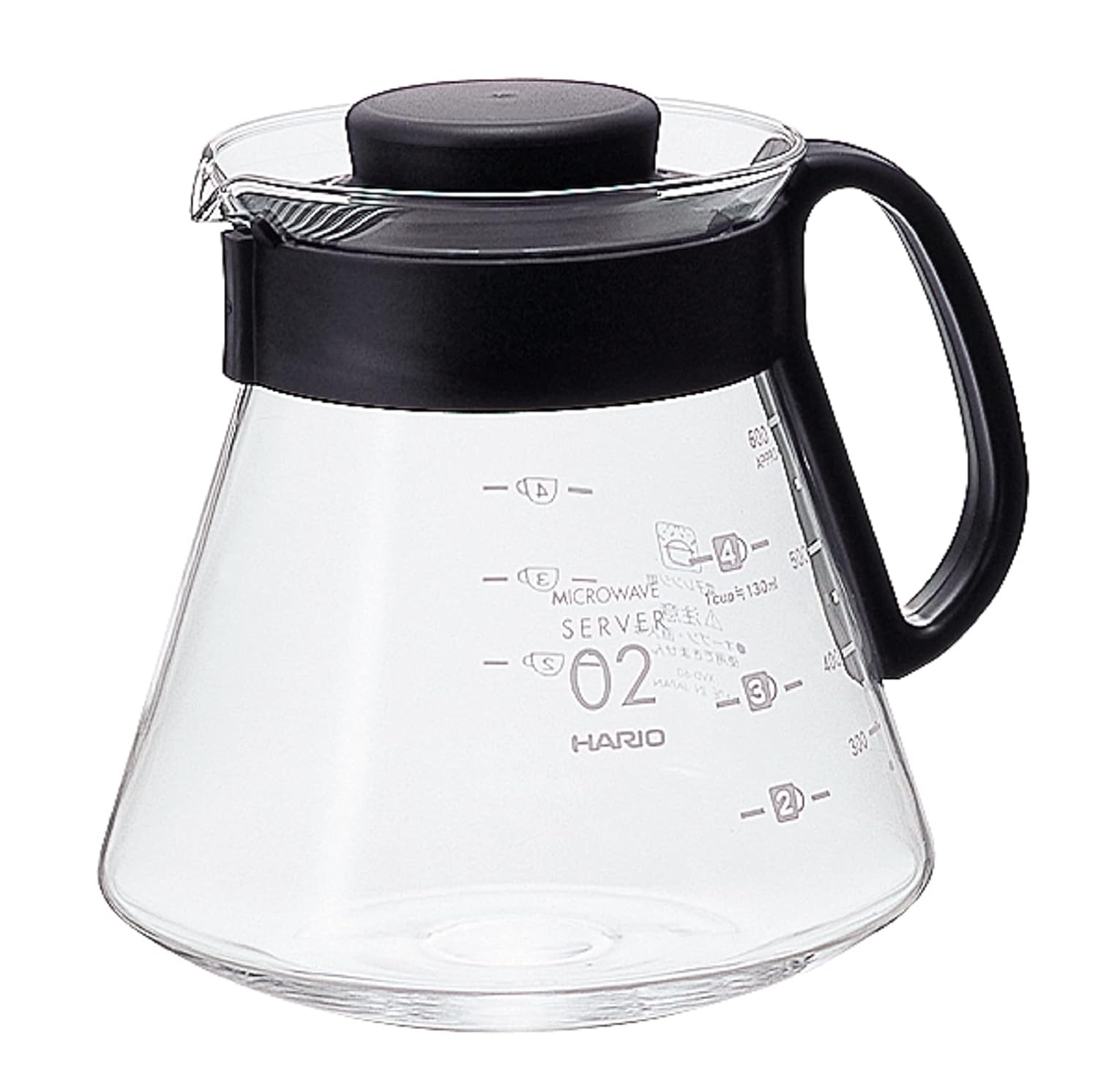 Hario Range Server Clear / 600 ml - Westend Coffee Company