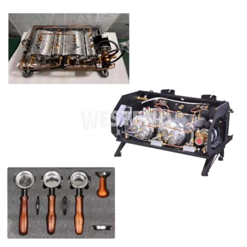 Brewlyn Milano 2G – Dual Group Commercial Espresso Machine (4-Boiler ...